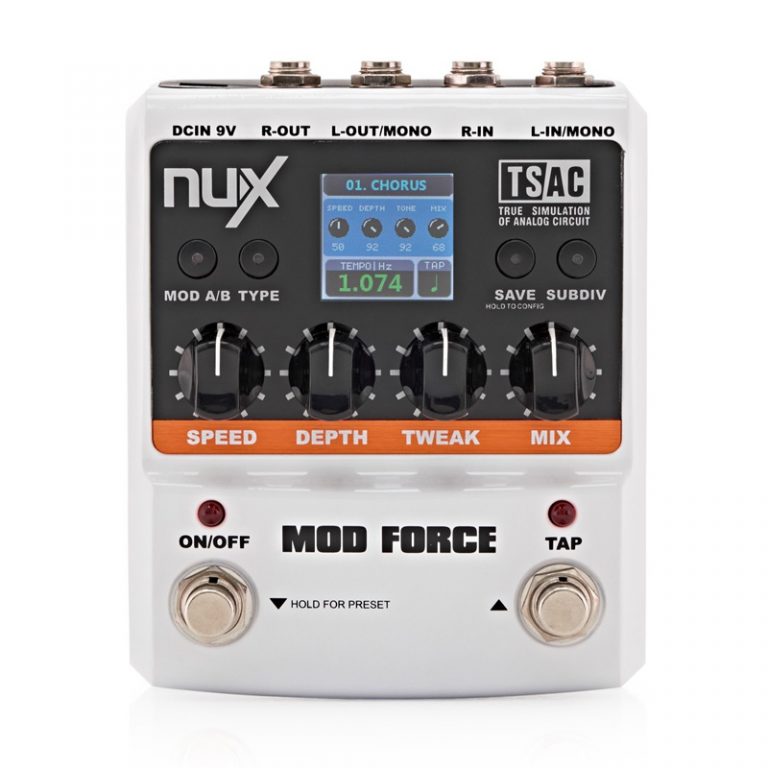 NUX Mod Force Multi Modulation Effects - MuzikOne
