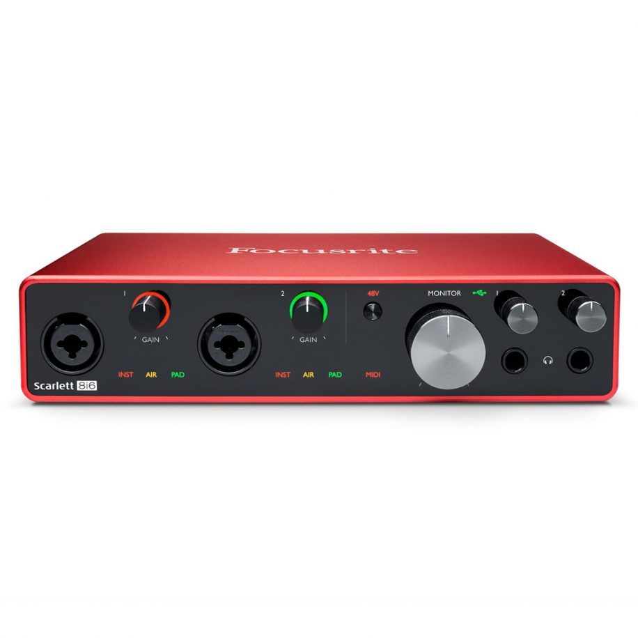 Focusrite Scarlett 8i6 3rd Gen USB Audio Interface - MuzikOne