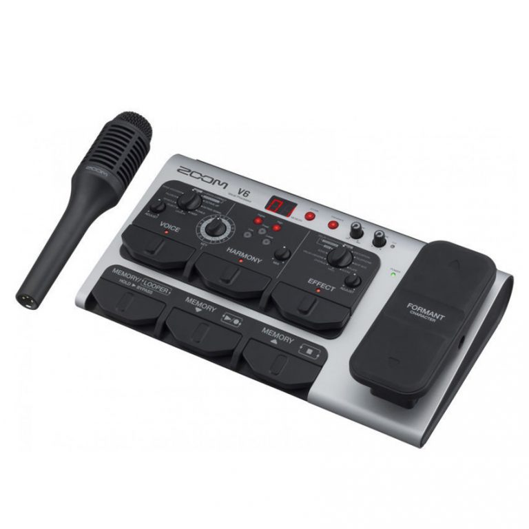 Zoom V6 Vocal Effects Processor with SGV-6 Vocal Microphone - MuzikOne