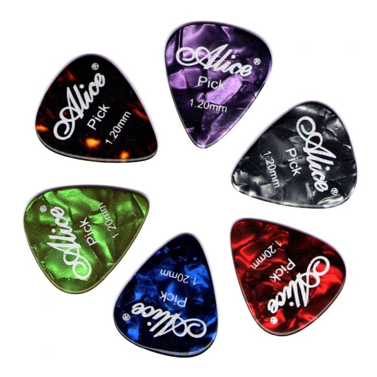 Alice Premium Celluloid Guitar Plectrums - MuzikOne