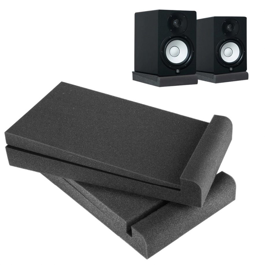 Studio Monitor Isolation Pads (for up to 5.5″ Monitors) - MuzikOne