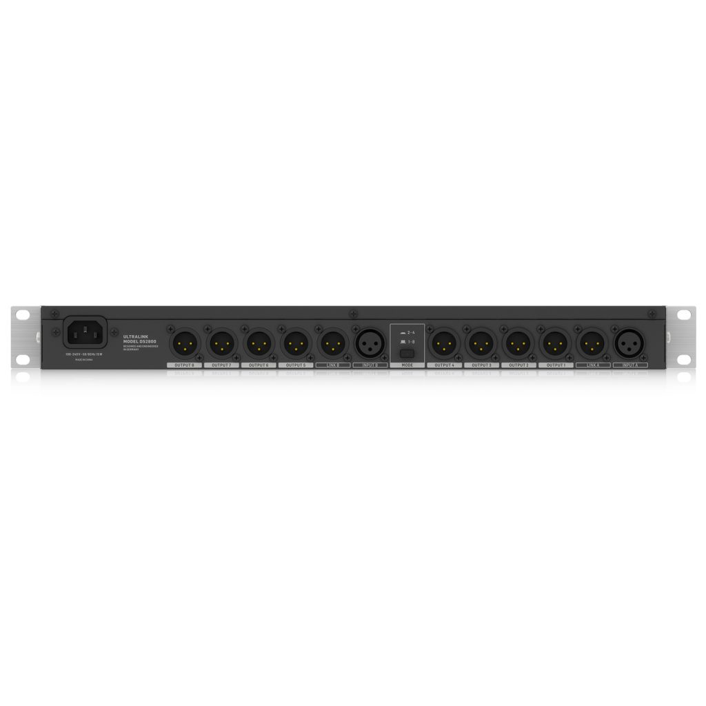 Behringer DS2800 2-Input 8-Output Distribution Splitter - MuzikOne