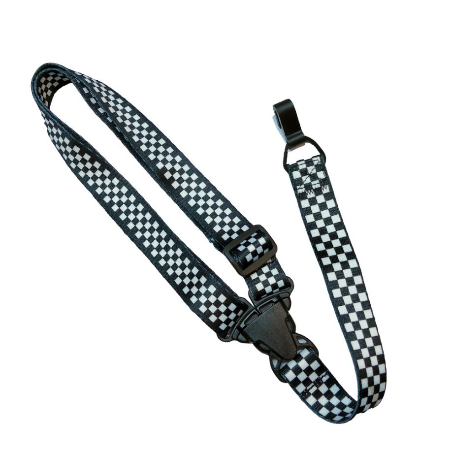 Lespoir Checkered Pattern Ukulele Strap - MuzikOne