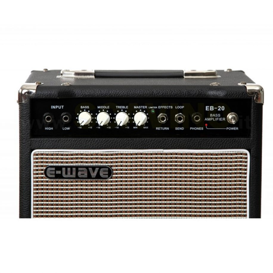 E-Wave EB-20 Dual Channel Bass Amplifier - MuzikOne