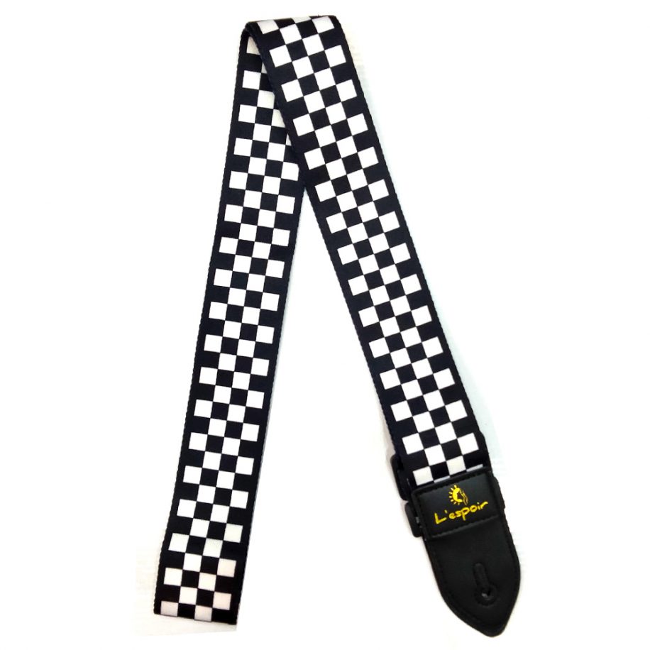 Lespoir Checkered Pattern Black & White - MuzikOne