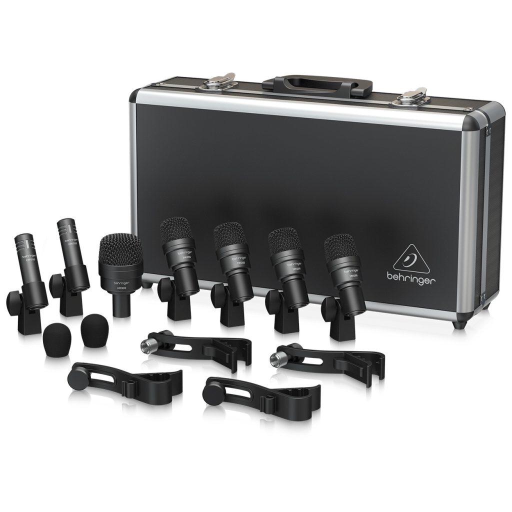 Behringer BC1200 Professional 7-piece Drum Microphone Set - MuzikOne
