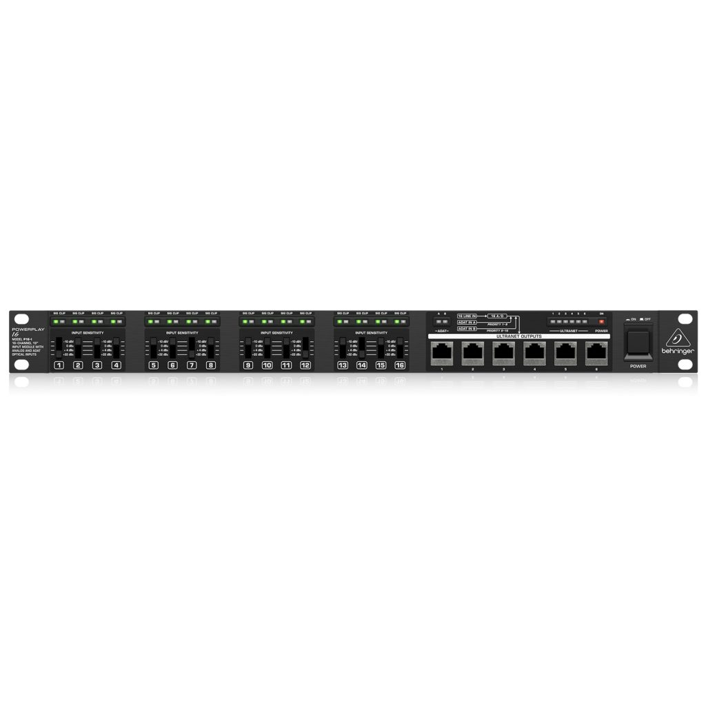 Behringer Powerplay P16-I 16-channel Input Module - MuzikOne