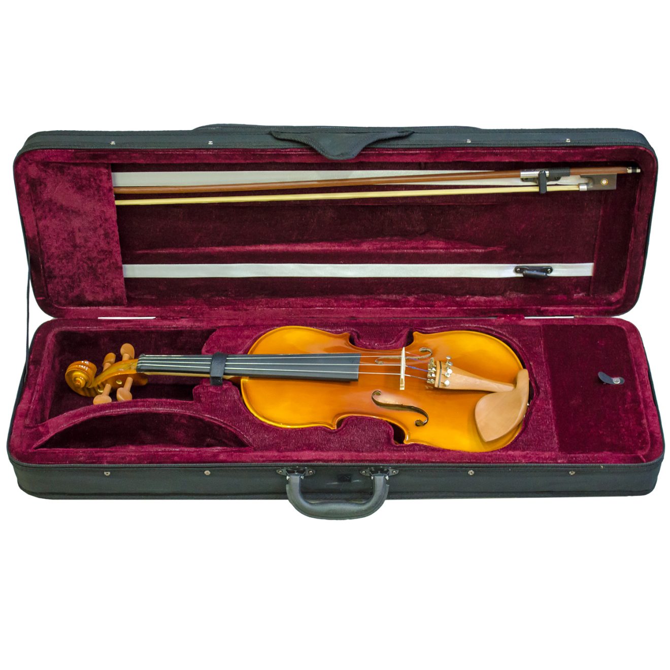 Dream SVD200 Deluxe Series Violin Outfit 4/4 Solid Maple Top - MuzikOne