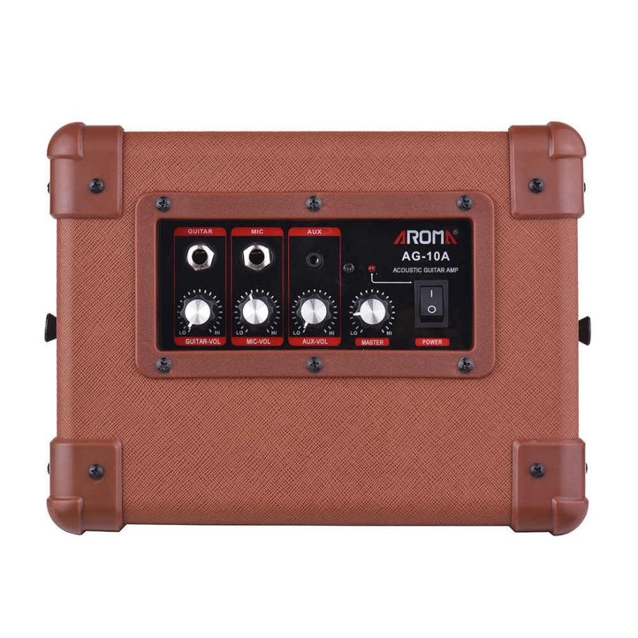Aroma AG-10A Guitar Amplifier with Mic In - MuzikOne