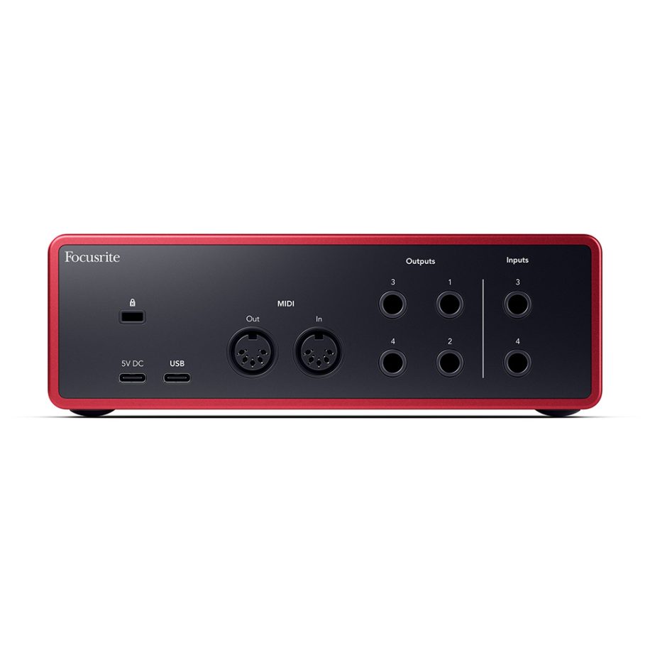 Focusrite Scarlett 4i4 4th Gen USB Audio Interface - MuzikOne