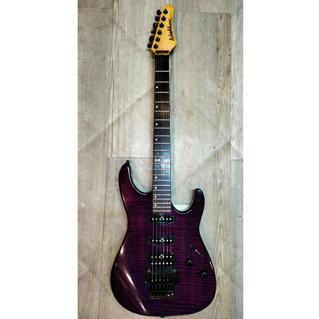 Washburn MG-700 Mercury Flame Trans Purple 1995
