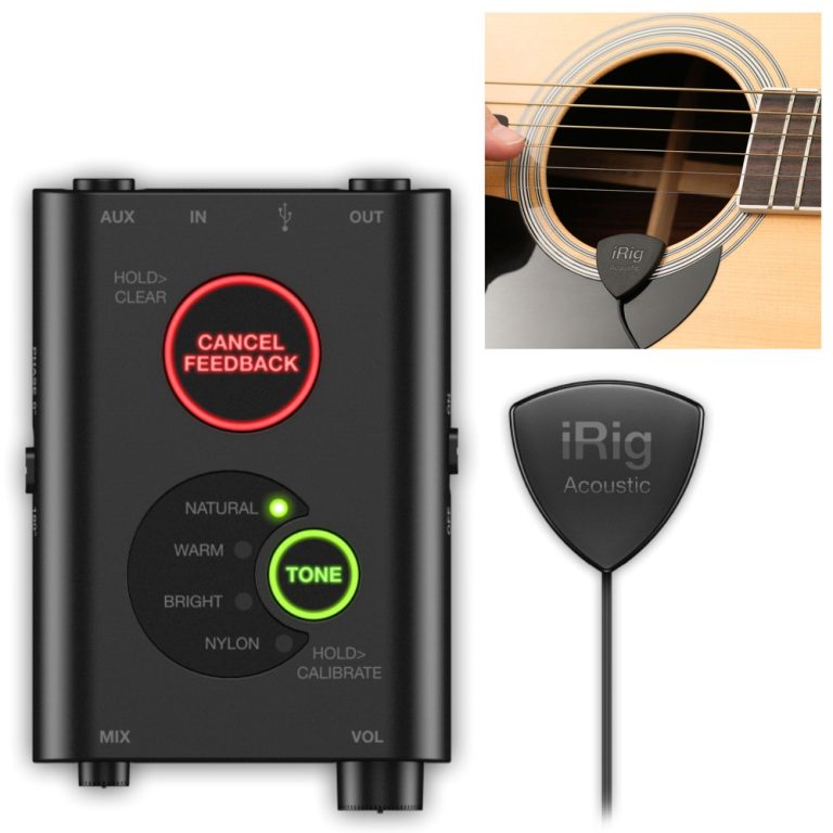 IK Multimedia iRig Acoustic Stage Pickup System - MuzikOne